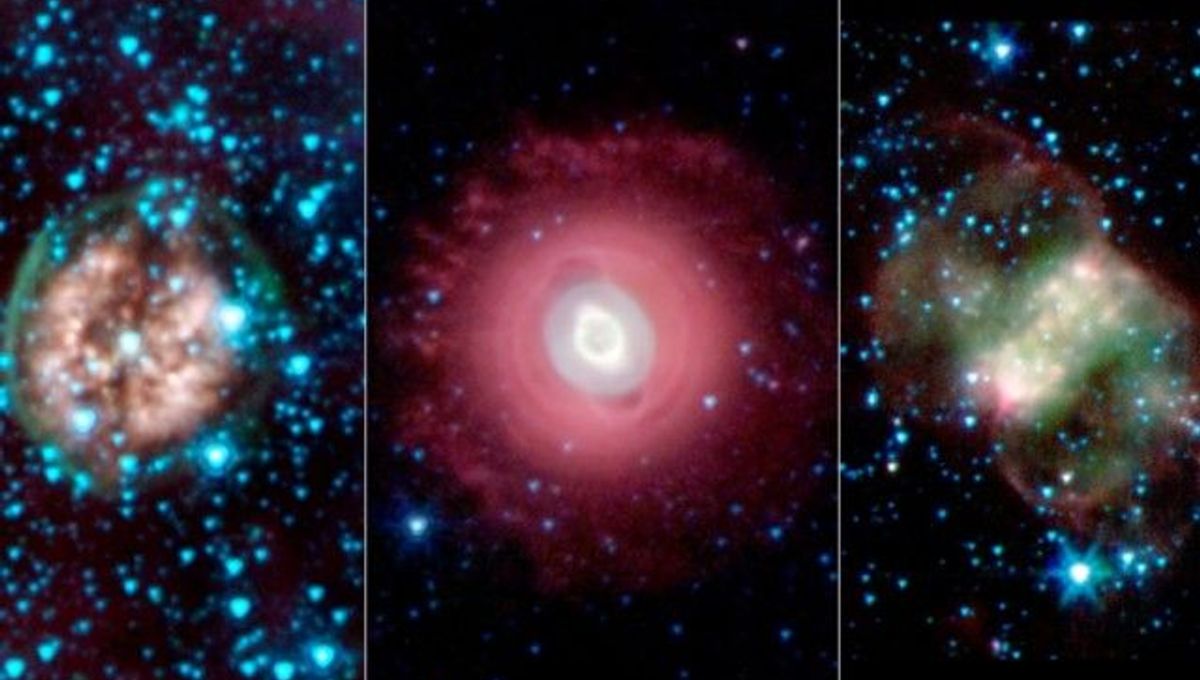 A ghostly trio of dying stars | IFLScience