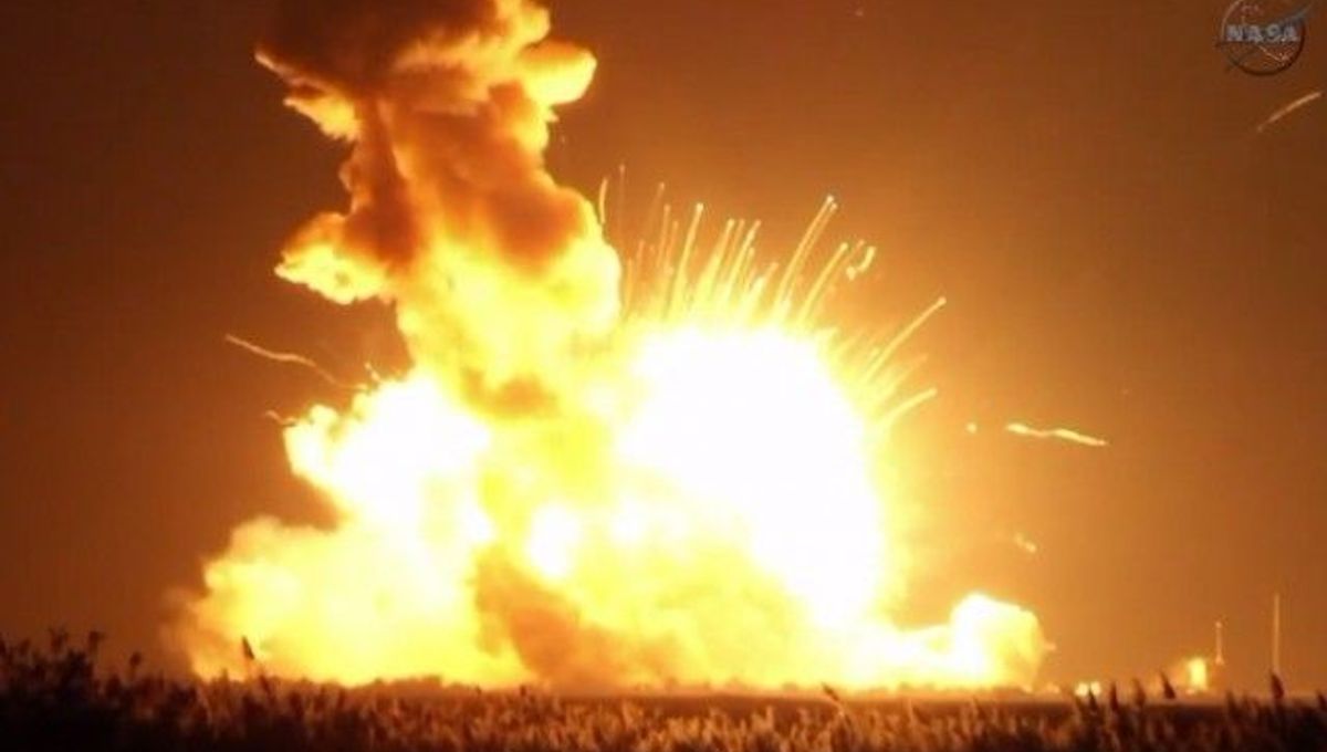 BREAKING: NASA-Contracted Rocket Explodes Shortly After Take-Off ...