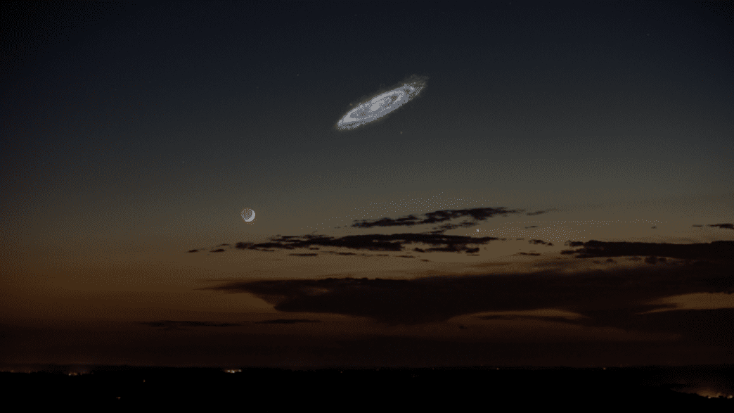 Andromeda Galaxy In The Night Sky