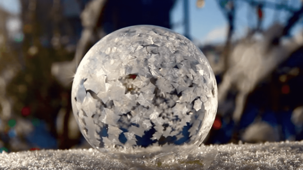 Watch What Happens When You Blow A Bubble In The Winter In Calgary ...
