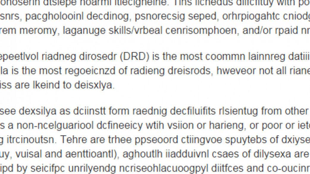 This Website Shows You What It's Like To Be Dyslexic | IFLScience