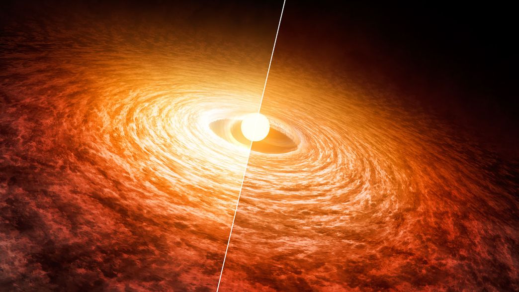Star’s Gas Binge Might Tell Us How Planets Form | IFLScience