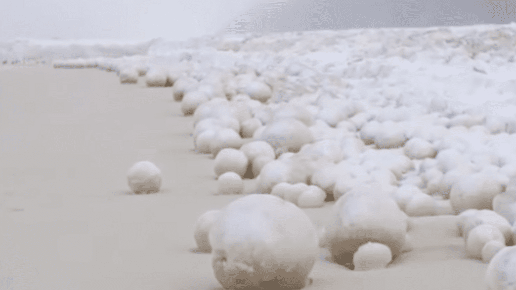 Giant Snowballs Show Up Along A Siberian Beach | IFLScience