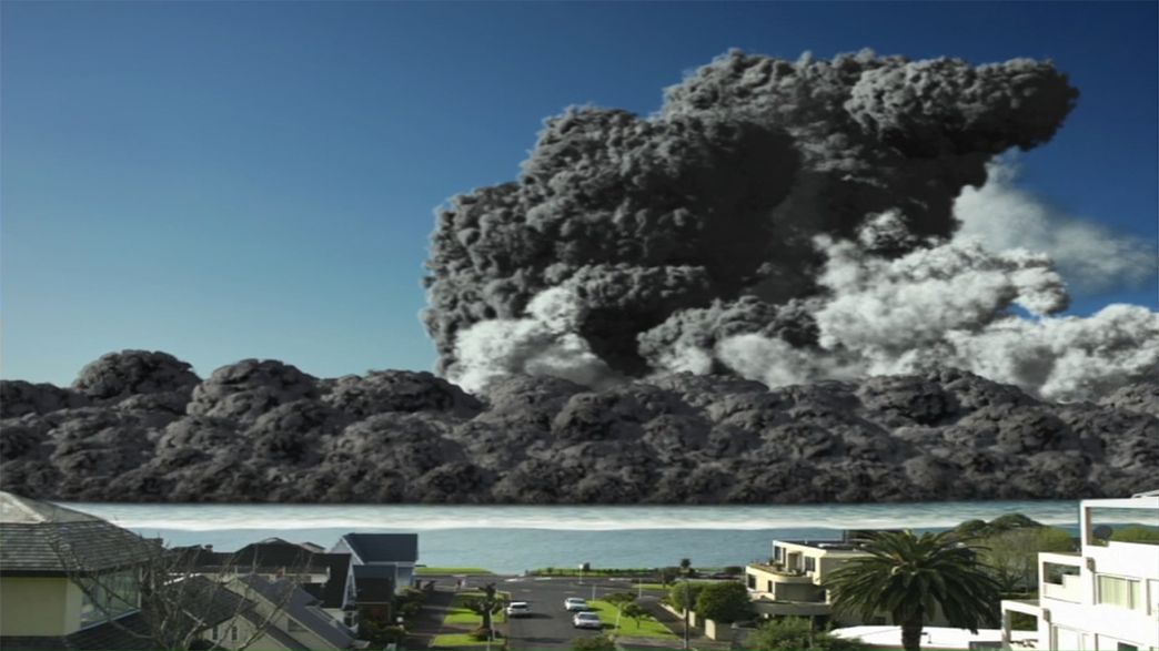 Watch The Terrifying Moment A Volcanic Eruption Hits A Major City ...