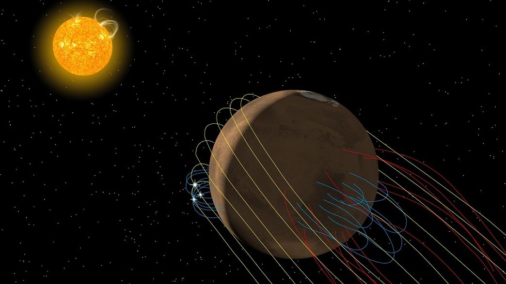 The Invisible Magnetic Tail Of Mars Is Twisted Like Nowhere Else We've ...
