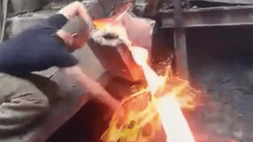 Viral Video Shows Man Putting His Hand Through Molten Metal. So What's ...