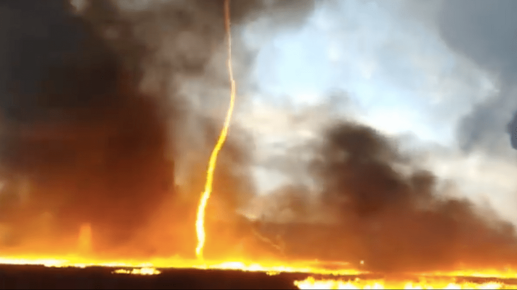 Meteorologist Explains Phenomenon Behind Viral “Firenado” Video ...