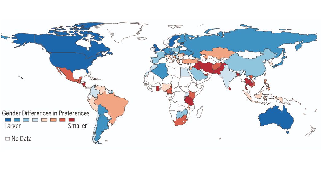 Greater Gender Equality Actually Makes Men's And Women's Preferences ...