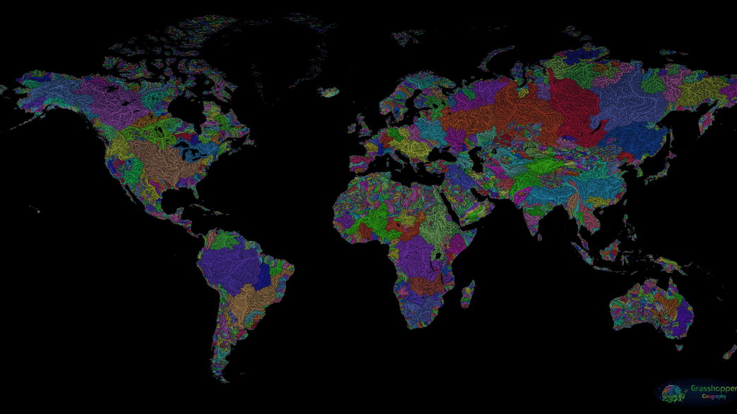 Here’s What The Creator Of Those Incredible River Basin Maps Had To Say ...