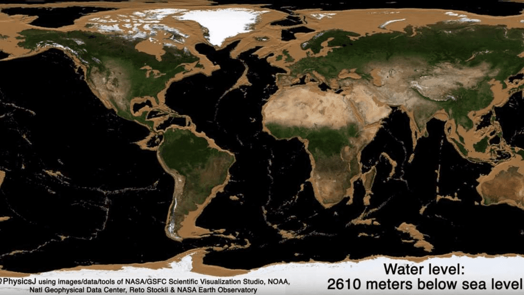 Incredible Animation Shows What You'd See If All The Surface Water On ...