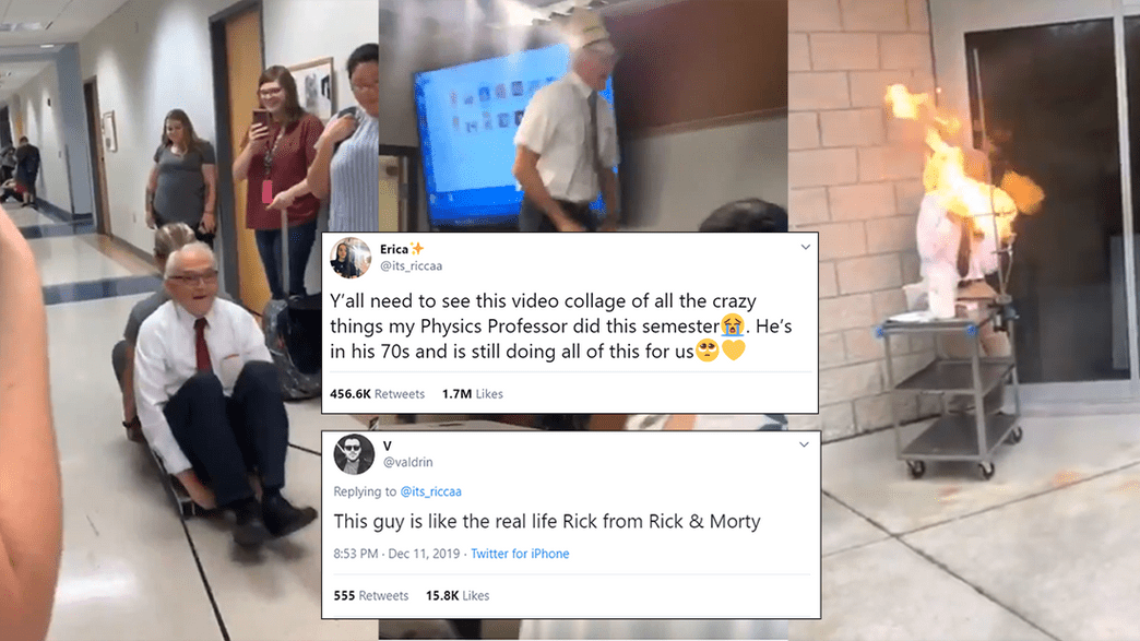 Physics Professor Goes Viral Because He Really Puts The Effort Into His ...