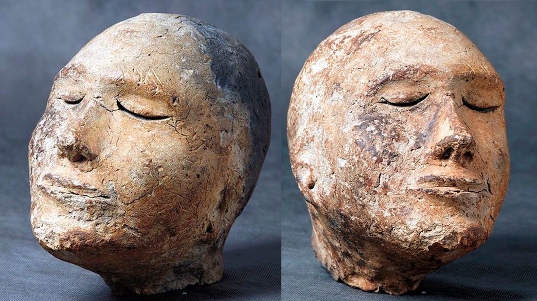 Ram Skull Found Inside Creepy Ancient Clay Head | IFLScience