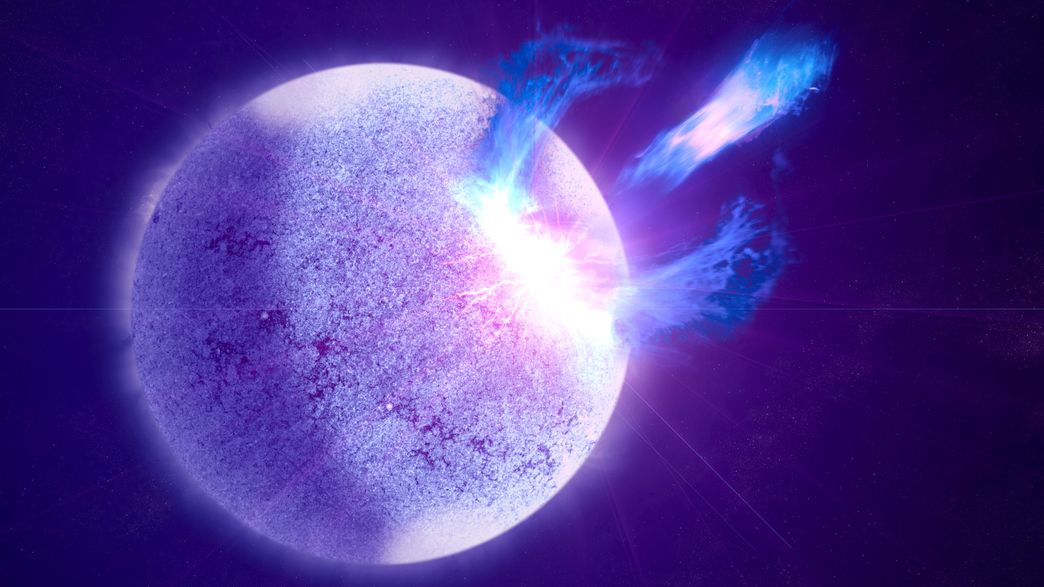 Ultra-Bright Pulsar Awakens Next Door To The Milky Way After 26-Year ...