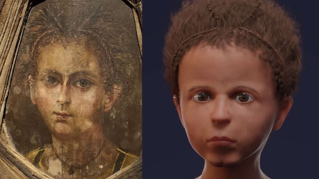 Egyptian "Mummy Portrait" Shows The Face Of A Boy That Died In Greco ...