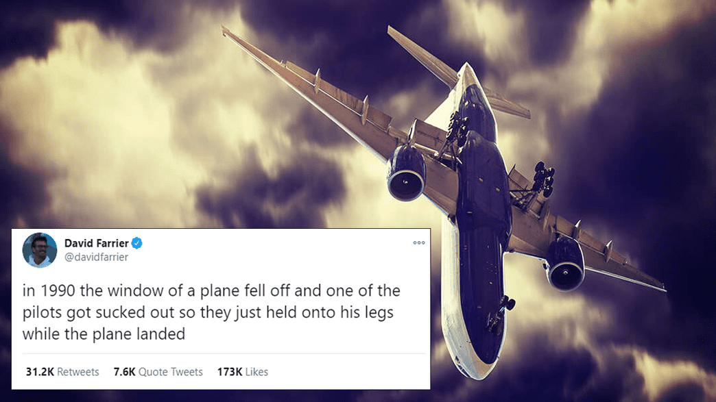 The Story Of A Pilot That Landed While Hanging Out Of The Window Is Not ...