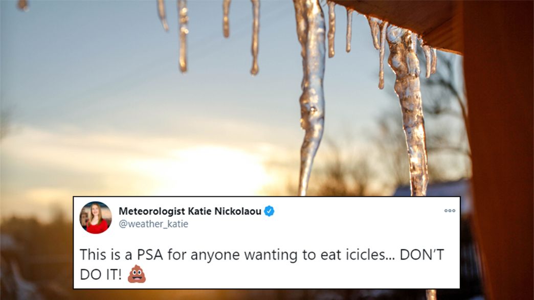Meteorologist Explains Why You Should Never Eat Icicles, No Matter How ...