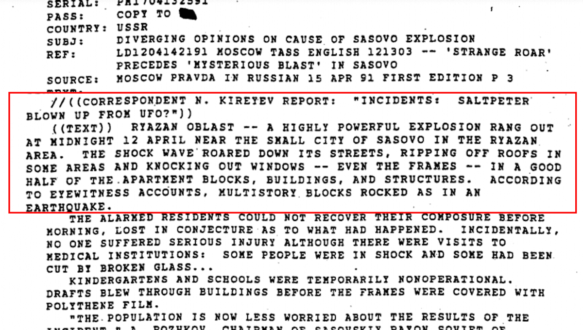 Every File The CIA Have On UFOs Has Just Been Released By The Black ...