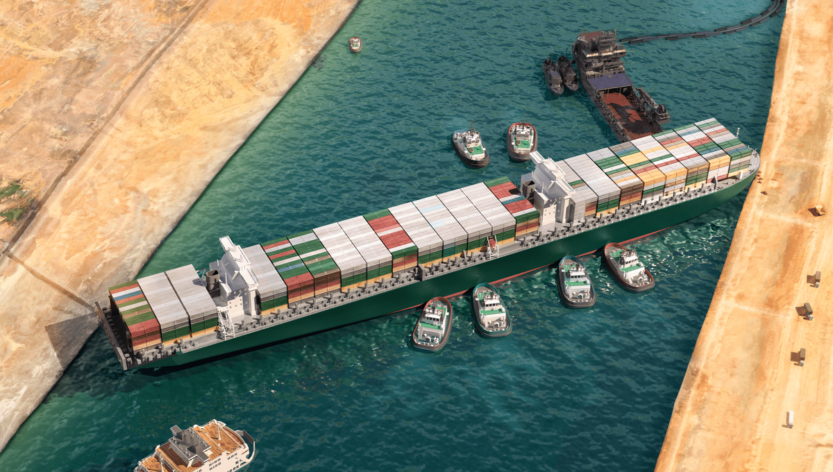 The Crew That Freed The Suez Canal Freighter Got Some Crucial Help From ...