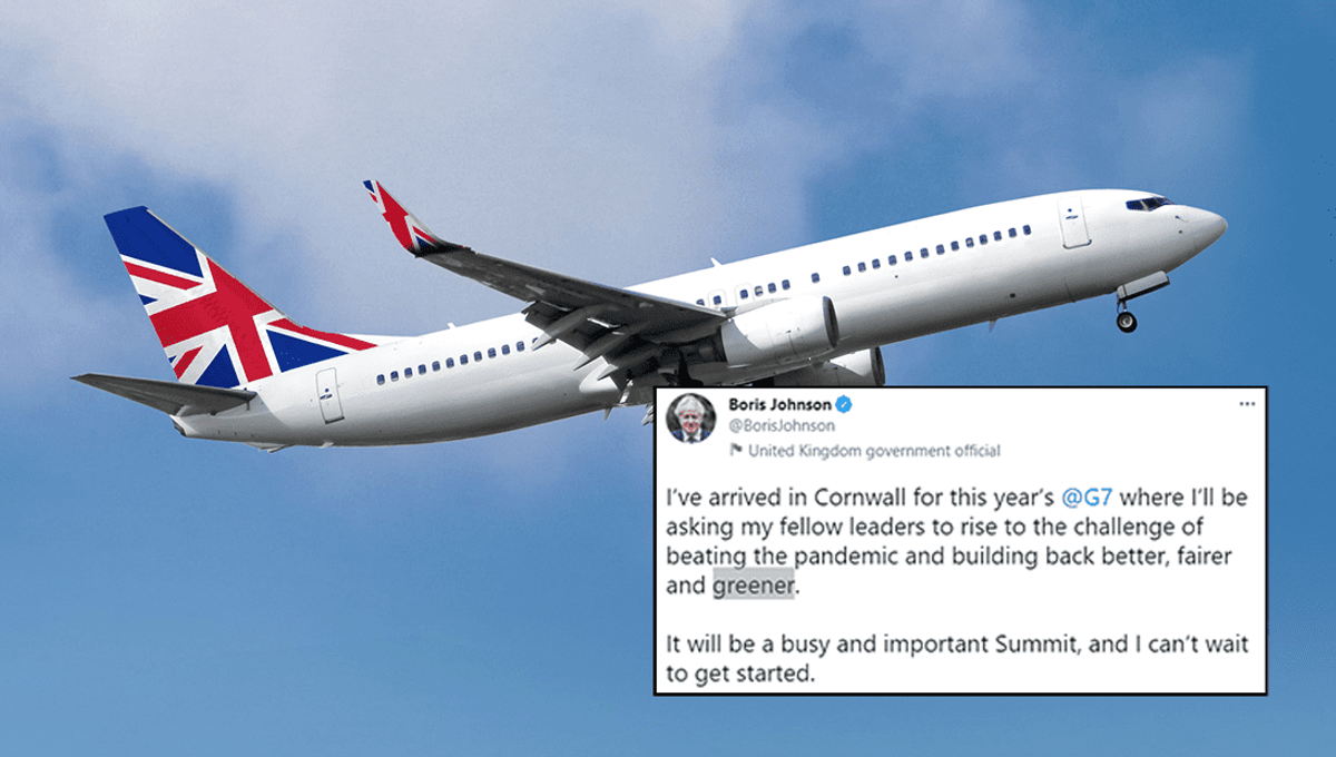 Boris Johnson Takes Short Flight In A Private Jet To Summit About ...