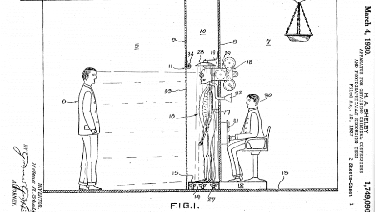 This 1920s Interrogation Skeleton With Light Up Eyes Was Invented To ...