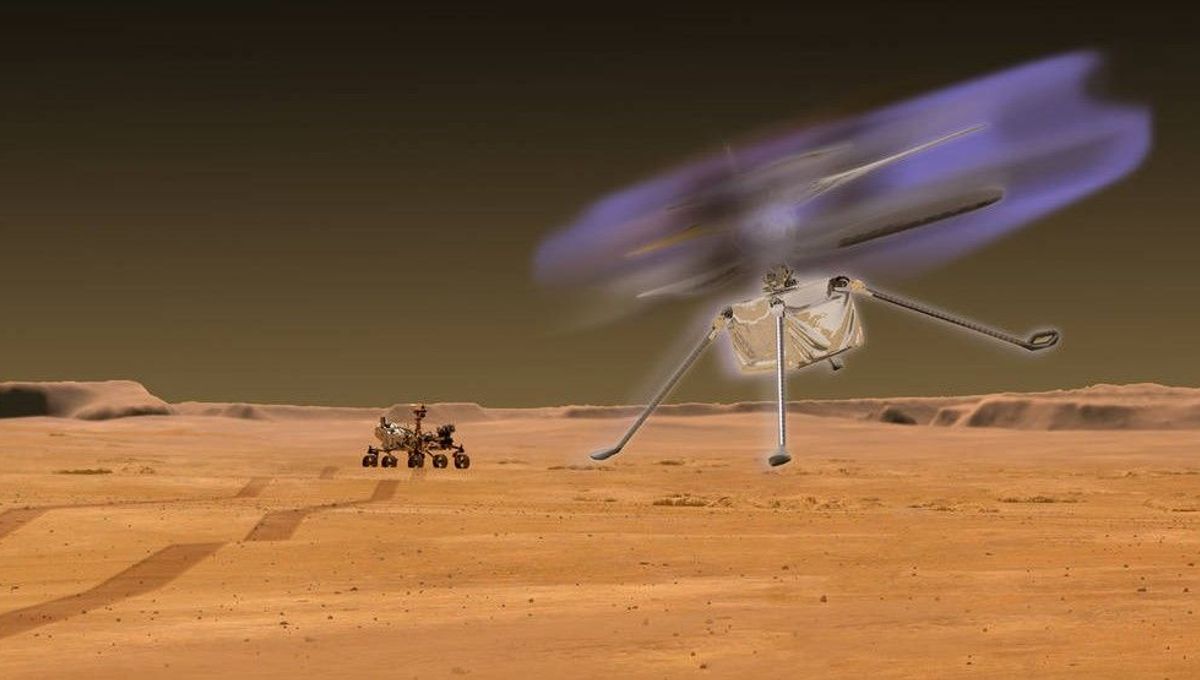 Mars Helicopters Could Accidentally Create Glowing Plasma As They Fly ...