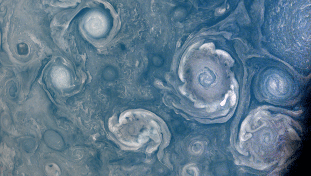 Juno Spots Tens Of Vortices Over Jupiter’s North Pole | IFLScience