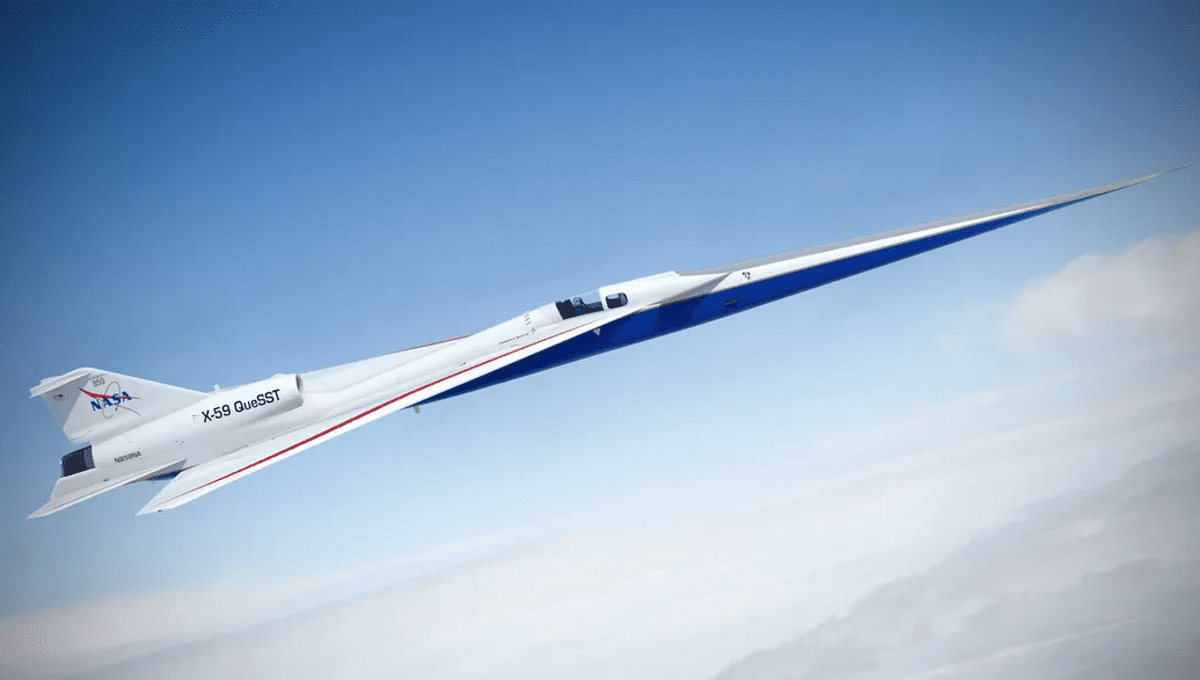 NASA s X 59 Set To Break Sound Barrier In Brand New Way With A Sonic
