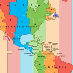 Mexico Time Zone Map