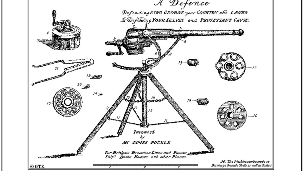 The Puckle Gun: The First "Machine Gun" From 1718 That Fired Square ...