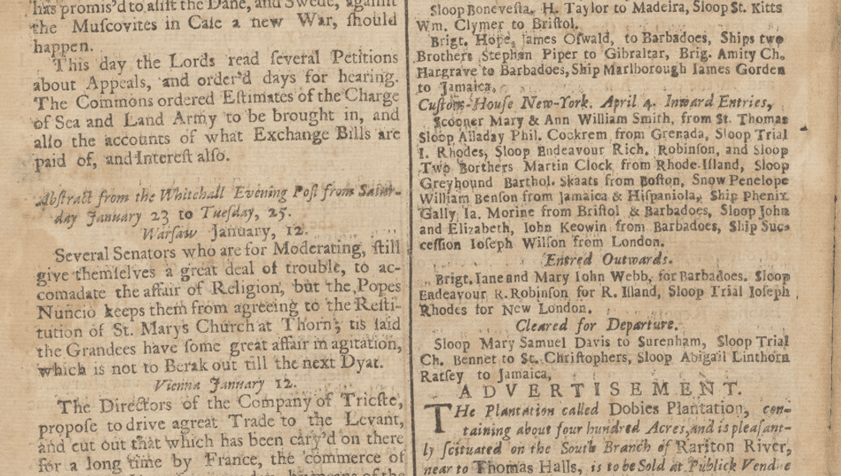 Old Newspaper Ads Reveals How Native American Slavery Continued Into ...