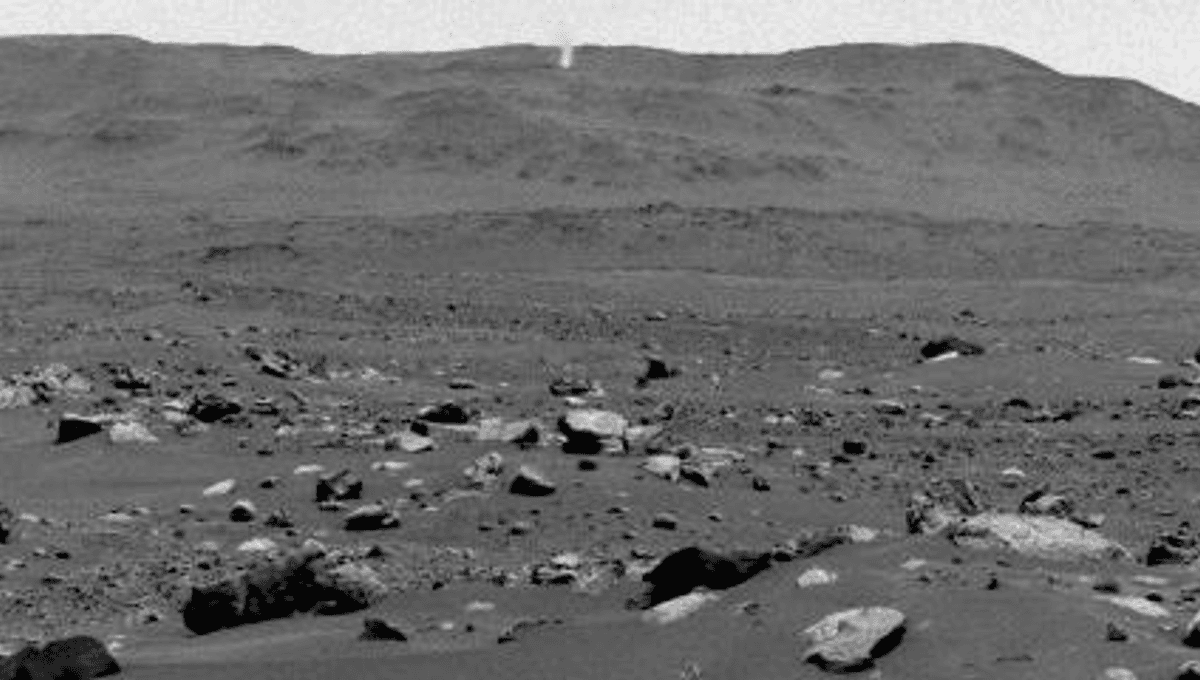 Perseverance Spots A Towering Martian Dust Devil In The Distance ...