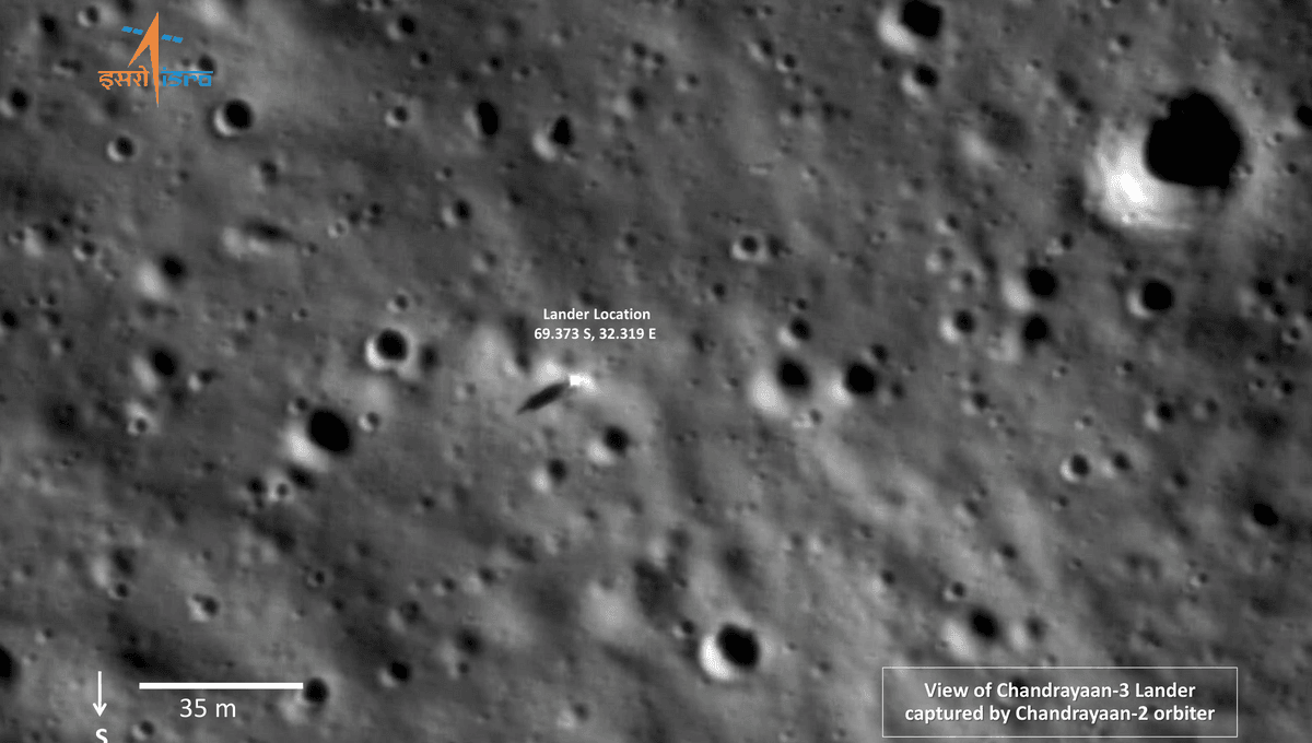 Indian Lander Created Vast Ejecta Halo On The Moon | IFLScience