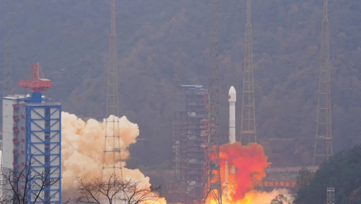 Watch A Chinese Rocket Booster Crash To Earth And Explode Way Too Close ...