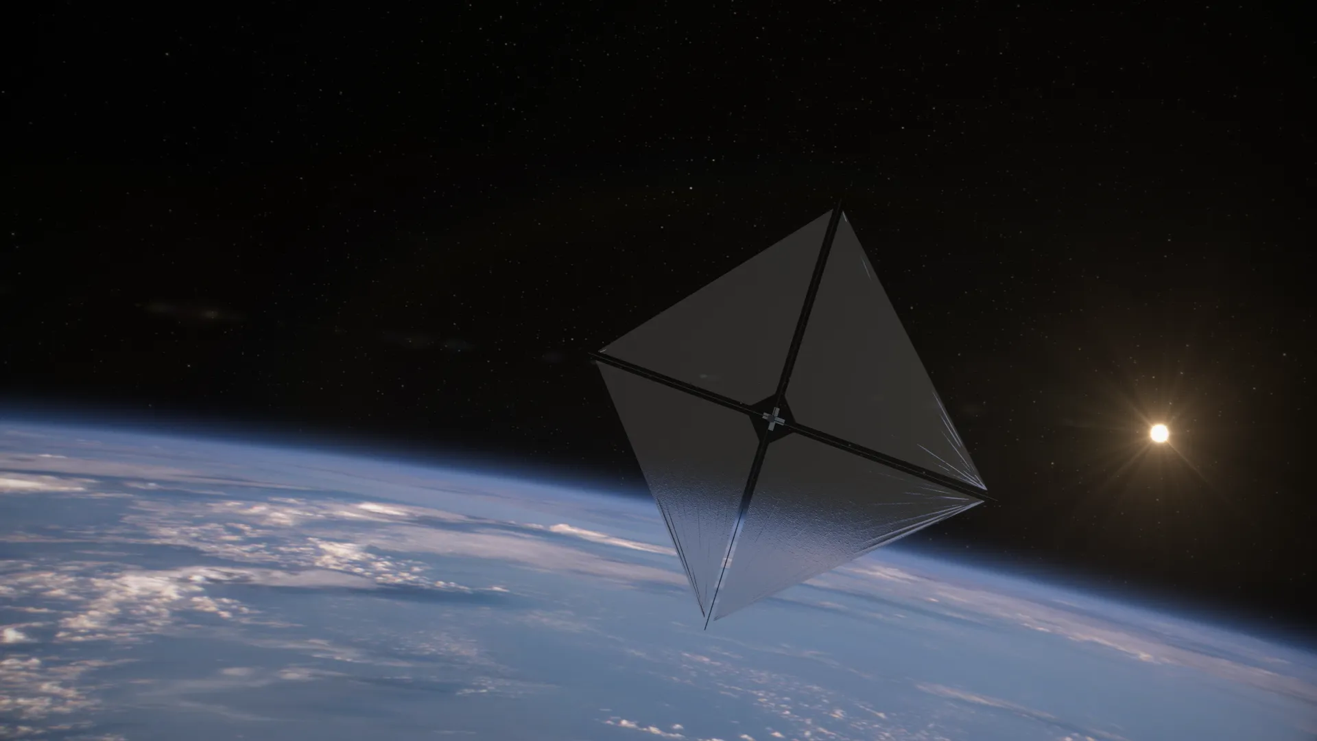 Solar Sail Spaceship