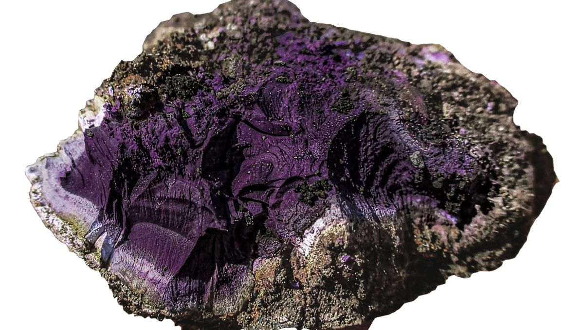 A "Mysterious Lump" Of Purple, Once Worth More Than Gold, Found In ...