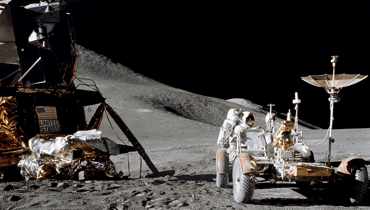 Conspiracy Theorists Are Asking How The Moon Buggy Fit Inside The Apollo Lander | IFLScience