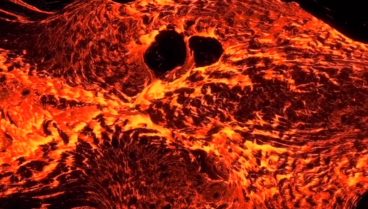 Watch This Mesmerizing Video Of Lava Flowing In Iceland | IFLScience