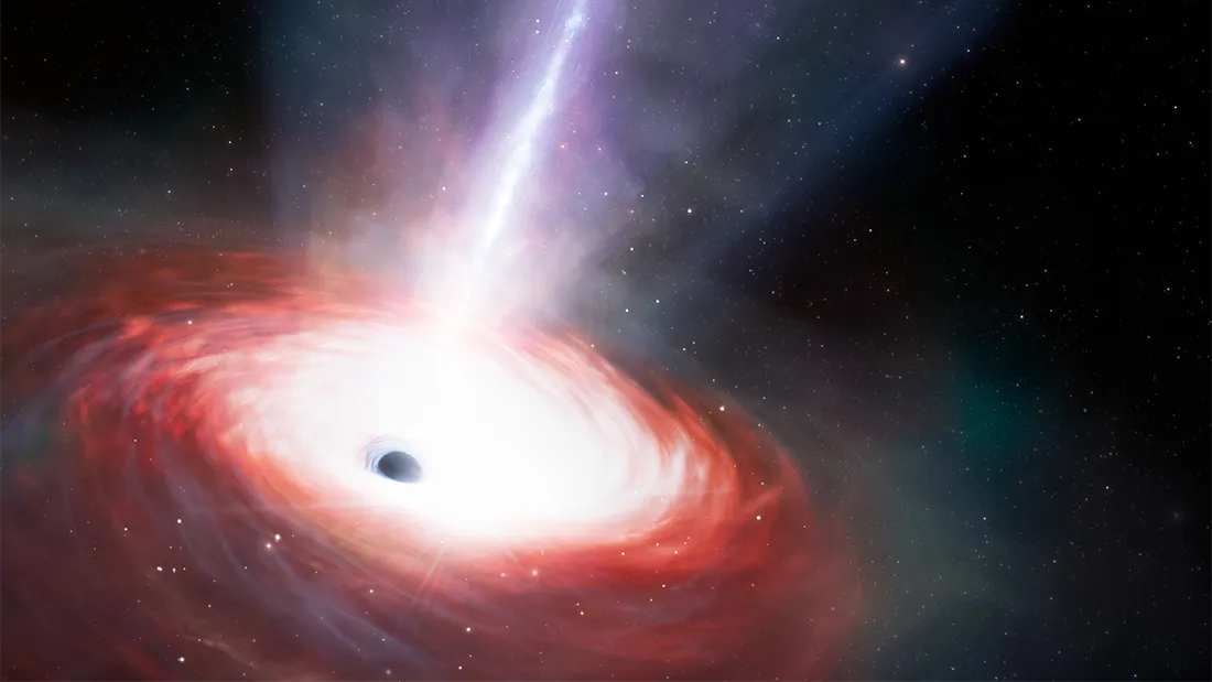 Black Hole Devouring Star