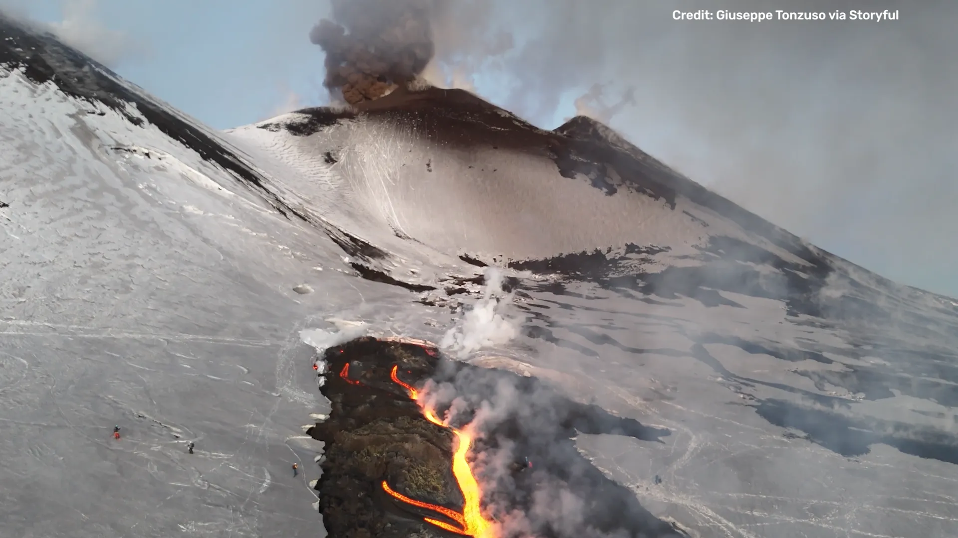 Spring Mount Etna Italy