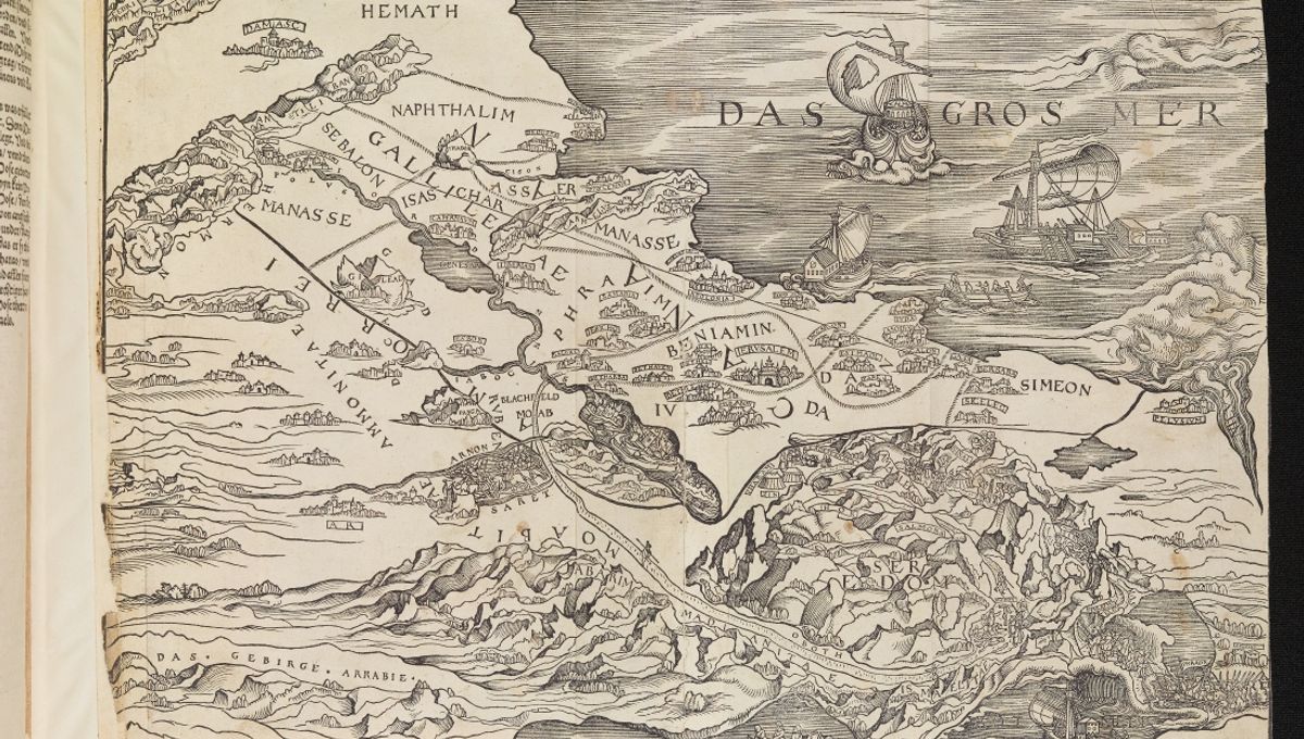 How The First Printed Map Inside A Bible – From 500 Years Ago – Is ...