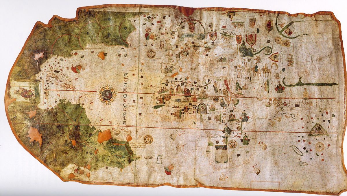 The First Map Of America: Created In 1500, It Went Missing For 300 ...
