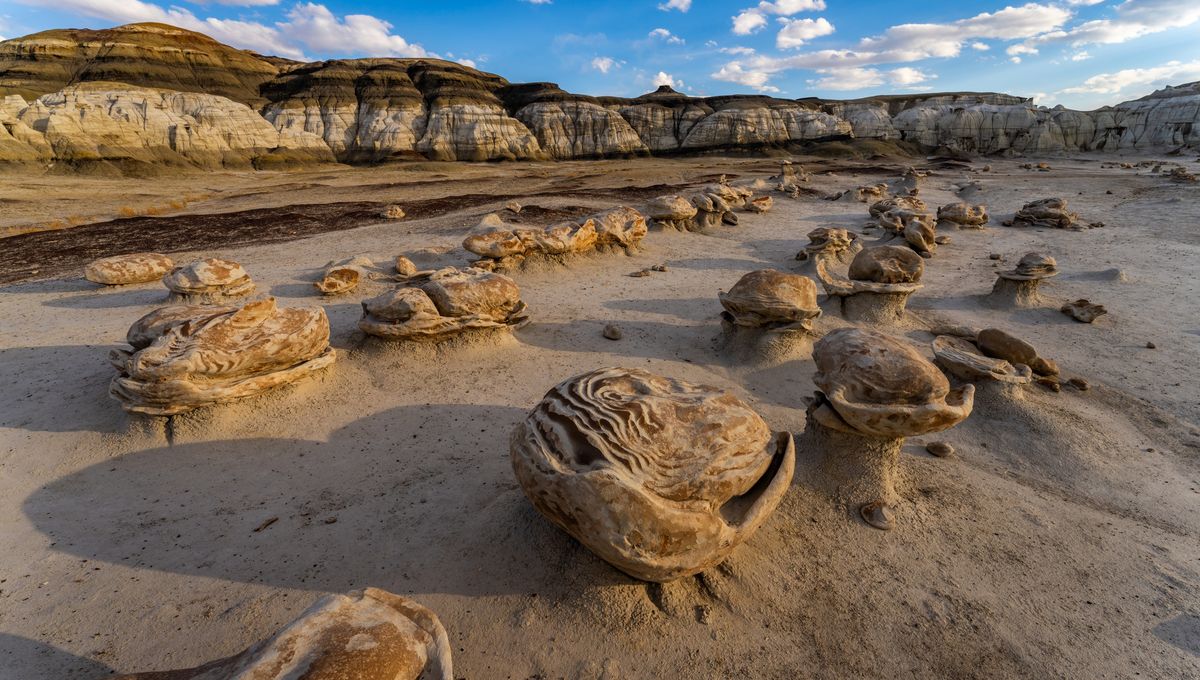 The Bisti Badlands Of New Mexico Were Once Under The Sea, Leaving ...