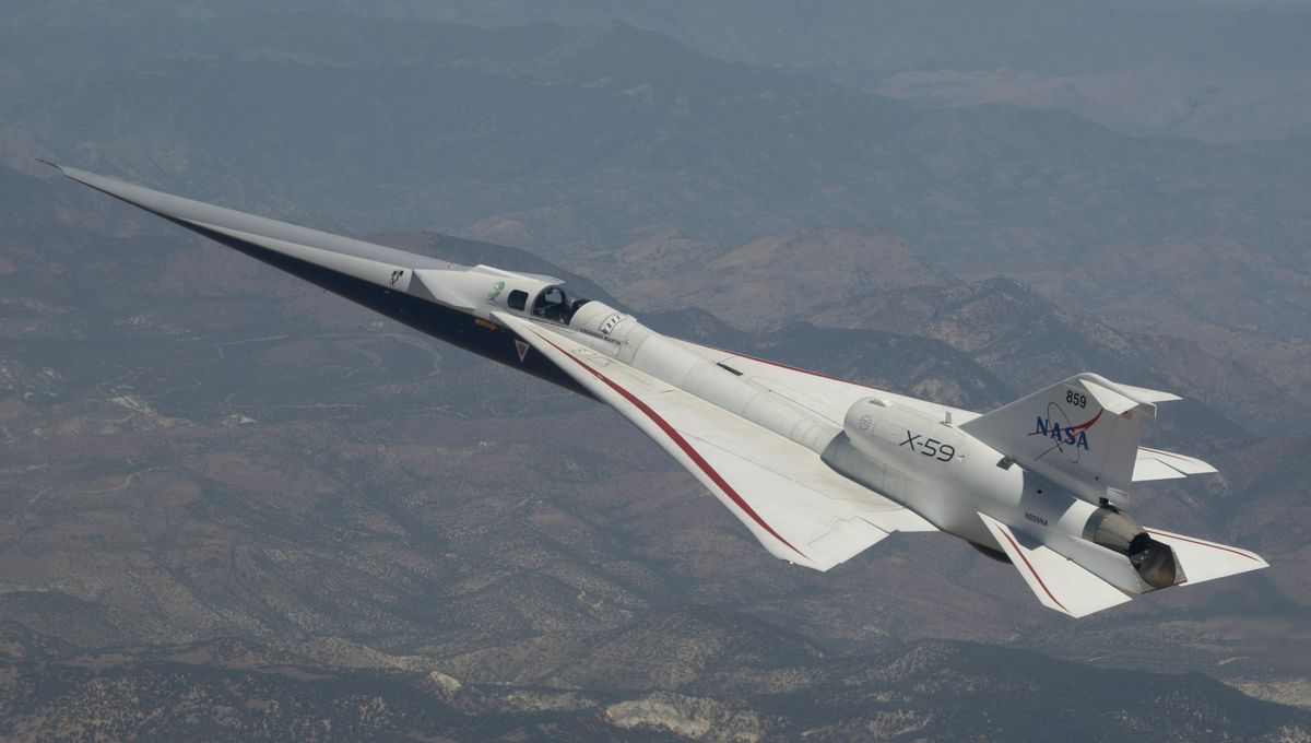 X59, NASA's Quiet Supersonic Plane, Expected To Fly Faster Than Speed ...